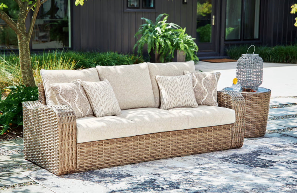 Sandy Bloom Outdoor Lounge Collection - Ashley Furniture – The Orange ...